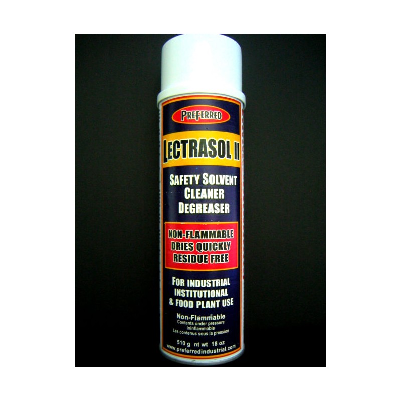 Lectrasol II Safety Solvent Cleaner Degreaser Spray 510 g 12/pk Canada